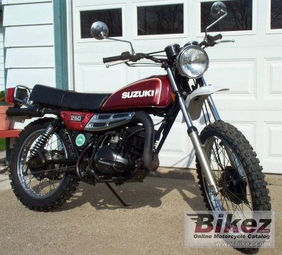 1978 Suzuki TS 250 specifications and pictures